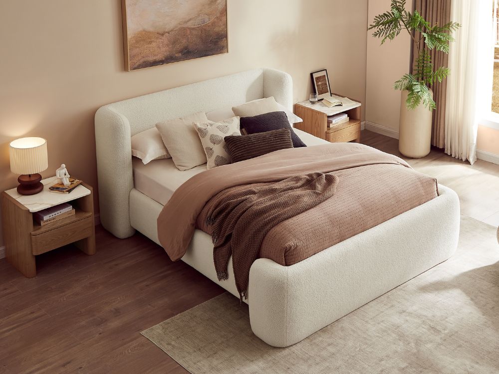 Elysian Rest Ultra-Lux Upholstered Bed – Beds India